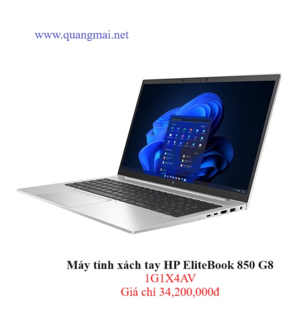 Máy tính xách tay HP EliteBook 850 G8 1G1X4AV