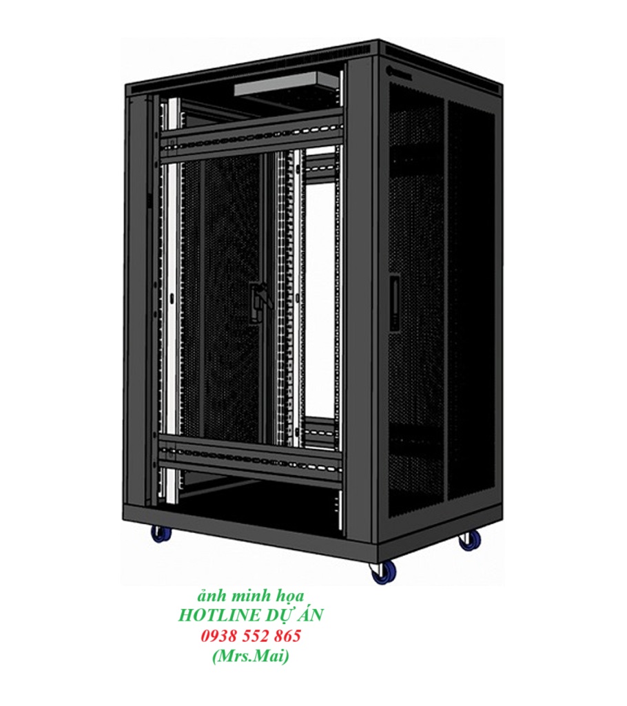Tủ Rack 27U D1000 (1400 x 600 x 1000) ATC27U1000